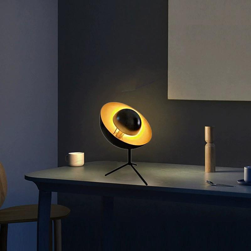 Contemporary Creative Satellite Radar Iron LED Table Lamp For Study ...