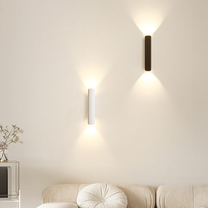 Modern Minimalist Aluminum Roman Column Design Iron LED Wall Sconce La ...