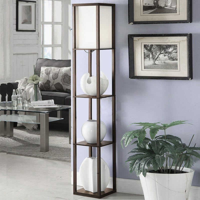 Modern Simplicity Cuboid Density Board Fabric 1 - Light Standing Floor ...