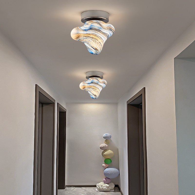 Contemporary Creative Dome Cartoon Starfish Hardware Glass 1 - Light S ...