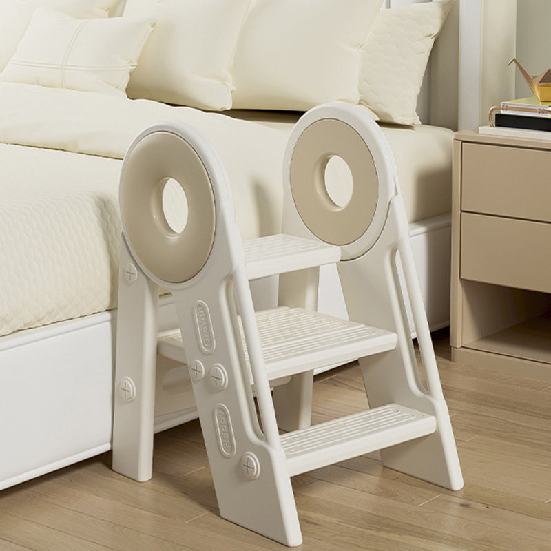 Contemporary Scandinavian Rectangular HDPE Foldable Kids Stool 3-Step ...