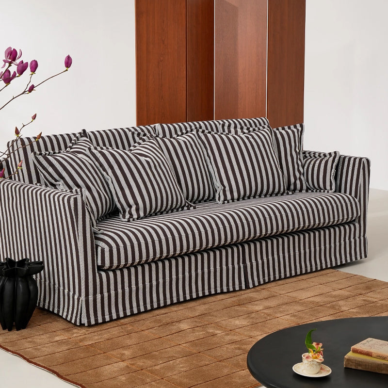 Removable Cover Sofa with Birch Frame – Elegant French Sofa for Living ...