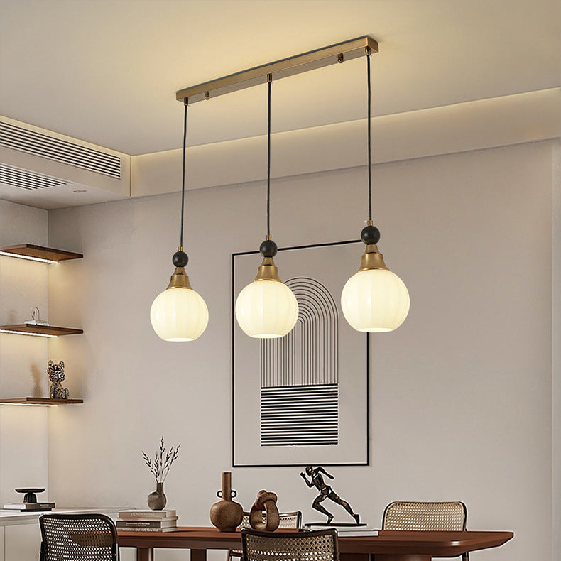 Traditional Chinese Glass Solid Wood Iron Copper Branching Round Curve ...