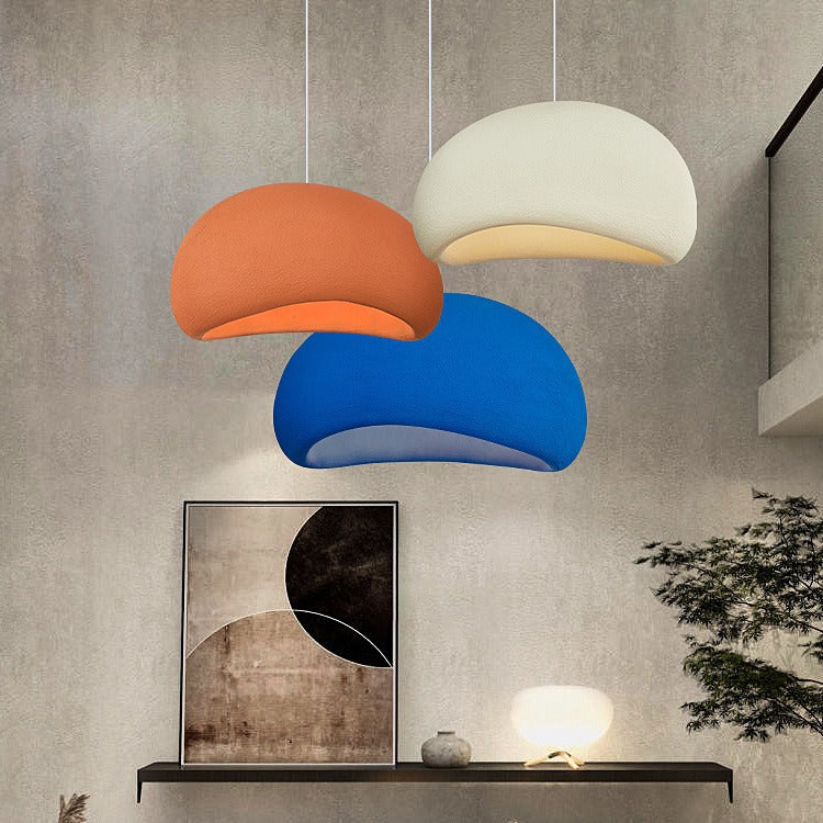 Contemporary Nordic Oval Arch High Density Polystyrene 1-Light Pendant ...
