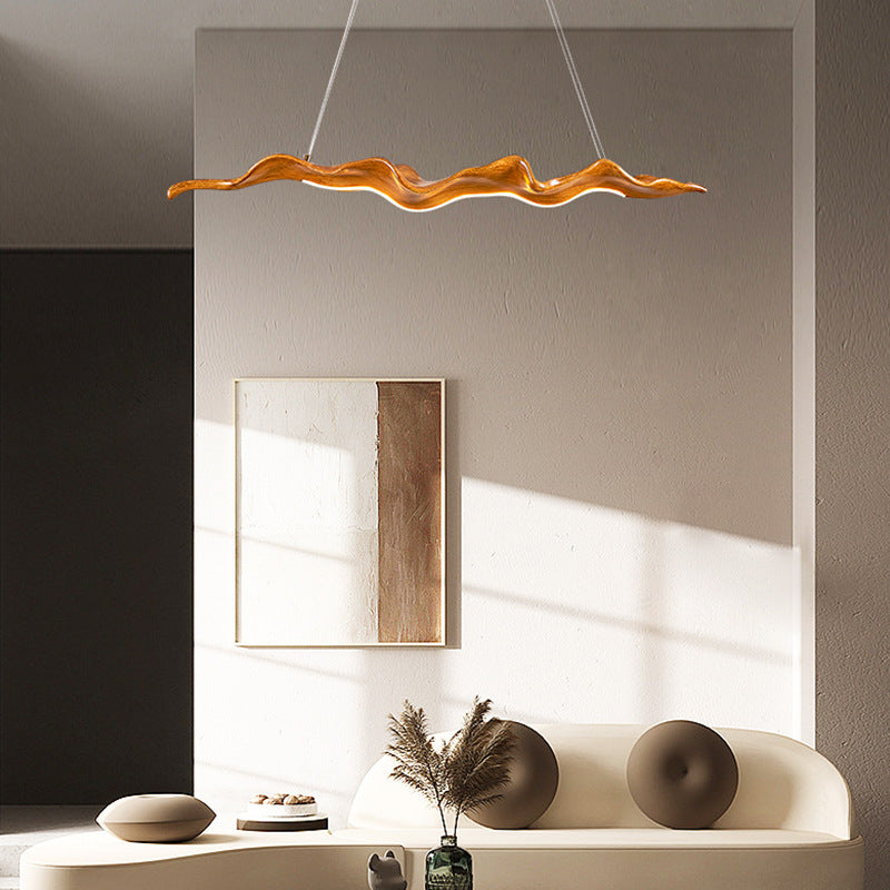 Traditional Vintage Corrugated Fiberglass Imitation Wood Grain LED Isl ...