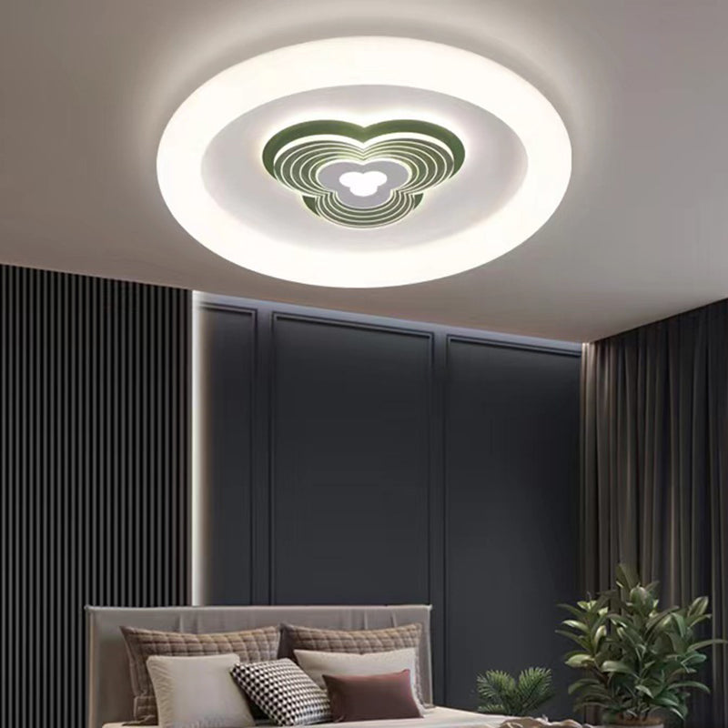 Modern Minimalist Round Flower Pentagram Landscape Acrylic Hardware LE ...