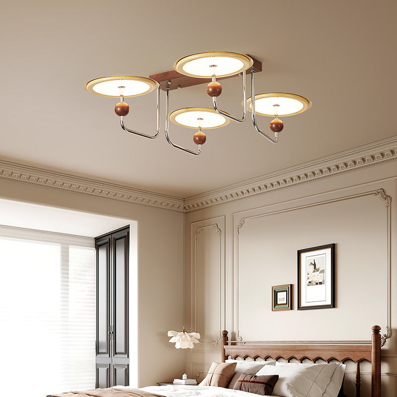 Luz de techo semiempotrada LED en forma de platillo volador redondo de ...