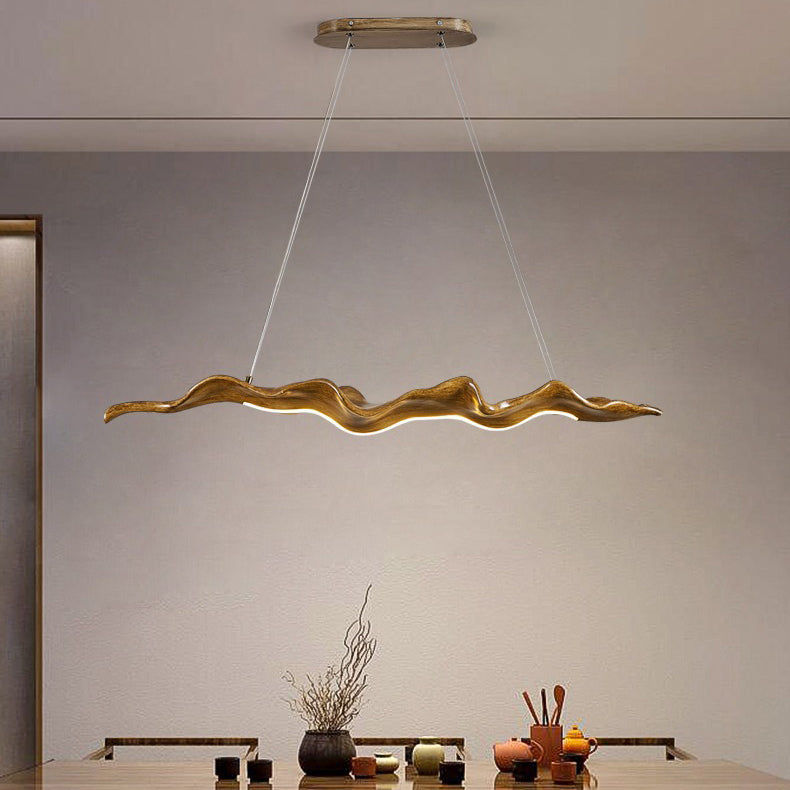 Traditional Japanese Fiberglass Silica Iron Wavey Drift Imitation Wood ...