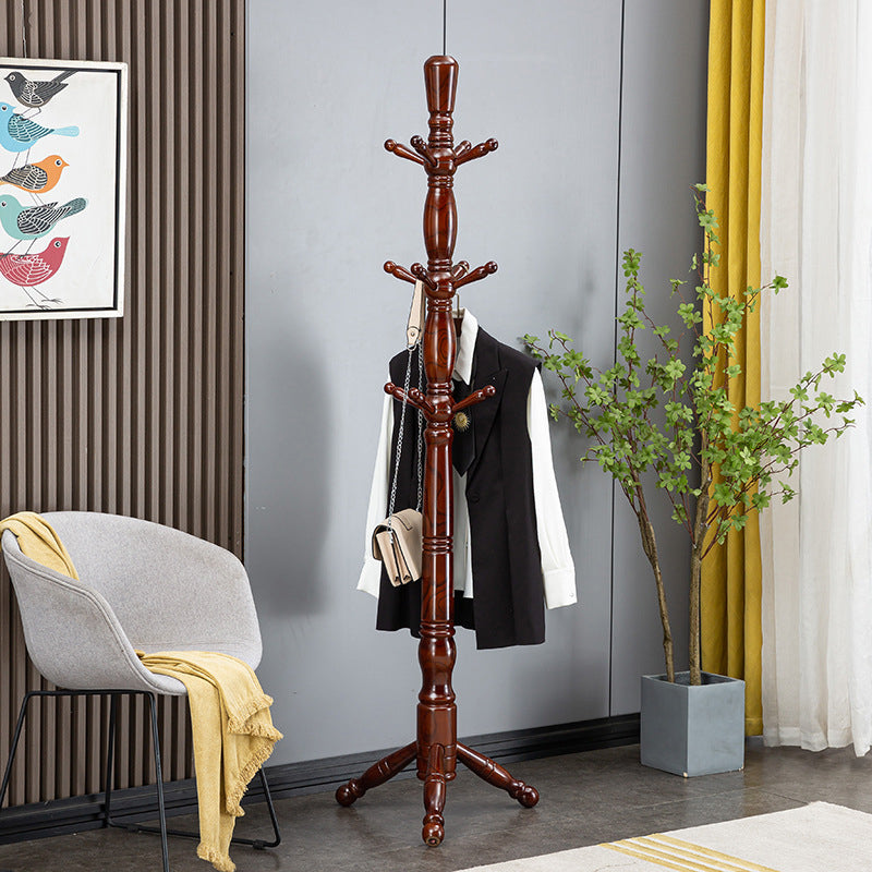 Traditional Chinese Cylindrical Triangular White Ash Solid Wood Hall T ...