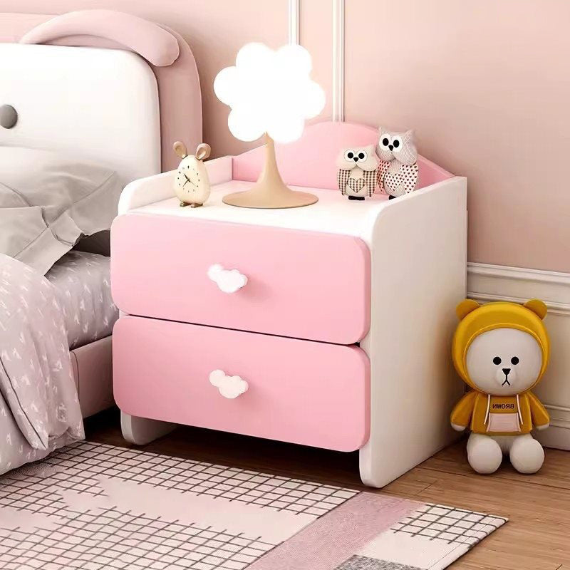 Modern Simplicity Cubic Square Medium Density Fiberboard Nightstand 1 ...