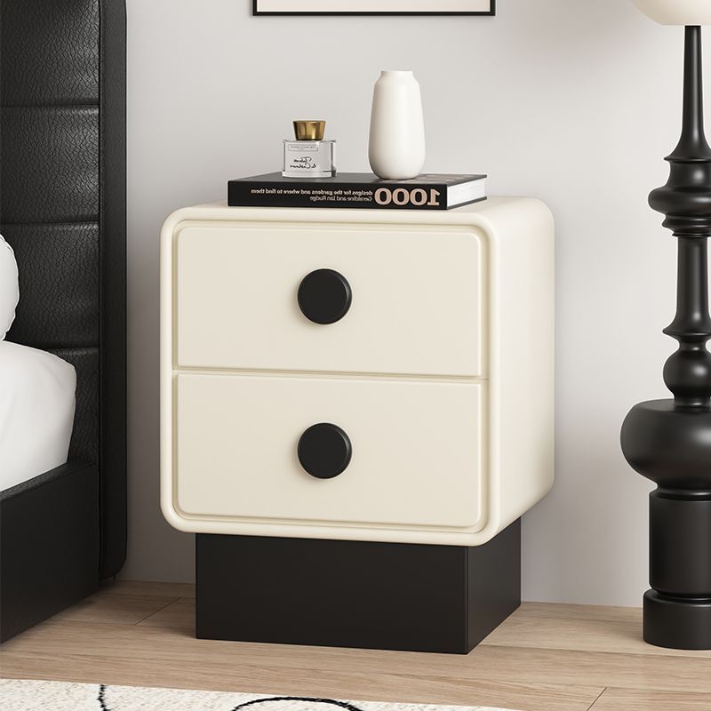 Contemporary Nordic Square Cube Solid Wood Multilayer Board Microfiber ...