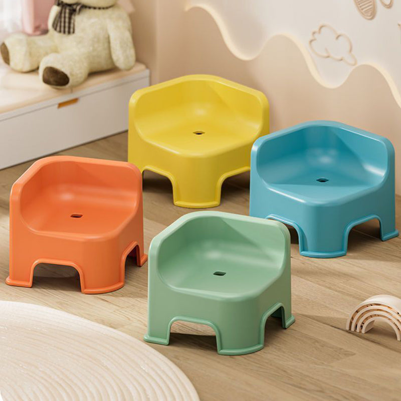 Modern Simplicity Kids Square Plastic Low Stool For Living Room ...