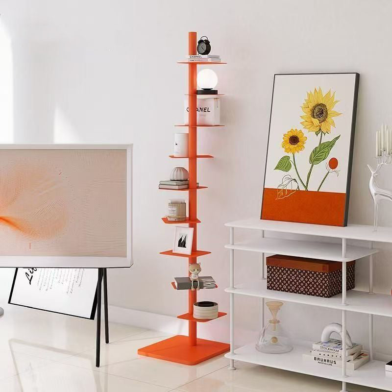 Contemporary Nordic Carbon Steel Vertical Square Bookshelf For Home Of ...