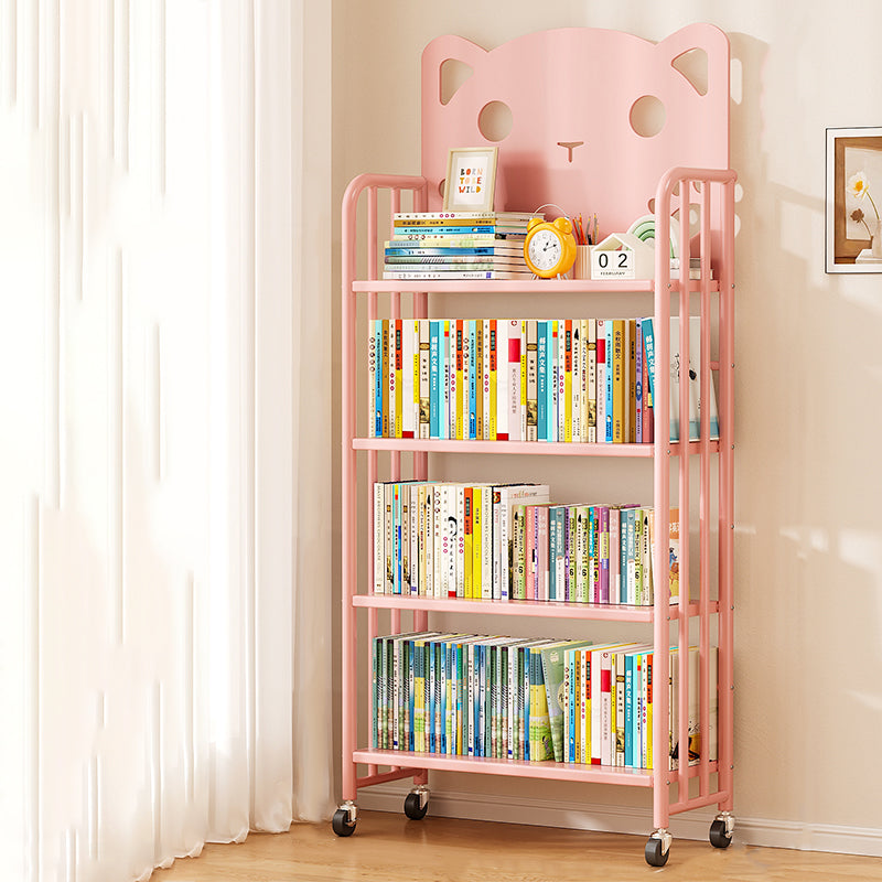 Modern Minimalist Cat-Shaped Rectangular Carbon Steel Movable Kids Boo ...