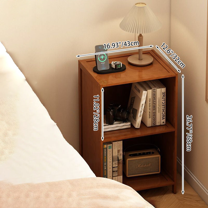 Modern Minimalist Bamboo MDF Acrylic Rattan Rectangular Storage Cabine ...