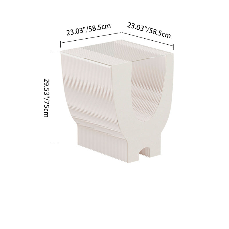 Contemporary Creative Acrylic Kraft Paper Foldable Rounded Y-Shape End ...