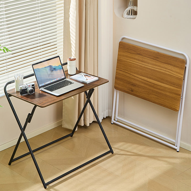 Modern Minimalist Engineered Wood Steel Tube Foldable Rectangular Side ...