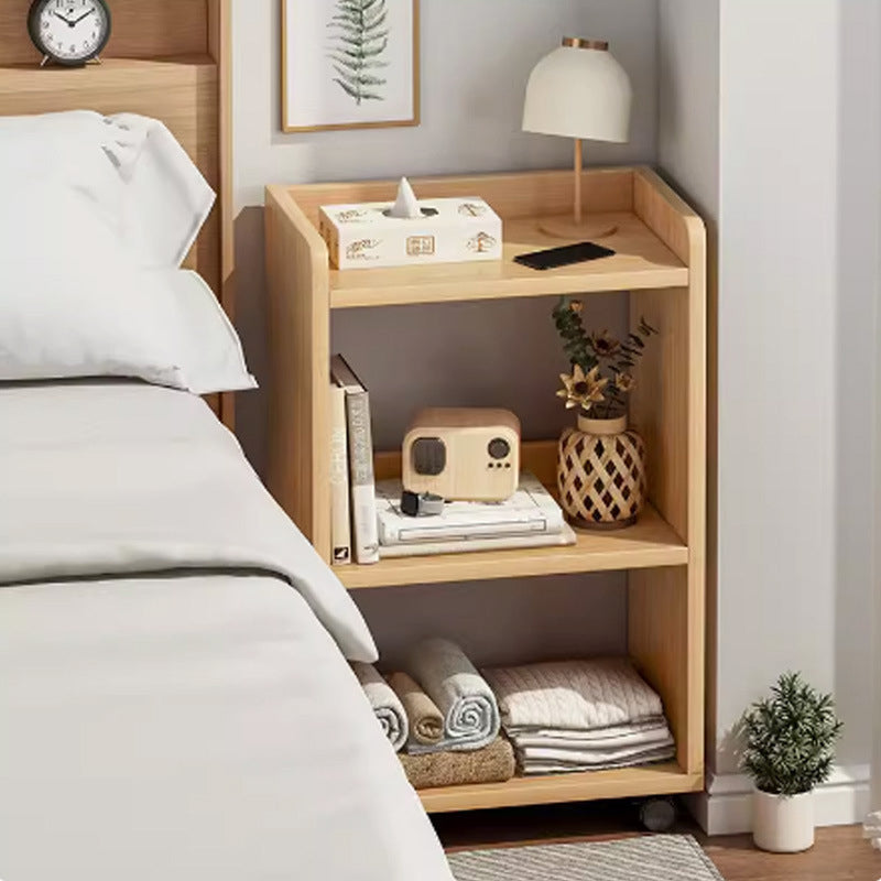 Modern Minimalist Movable Rectangular MDF Plastic Storage Cabinet 3-Ti ...