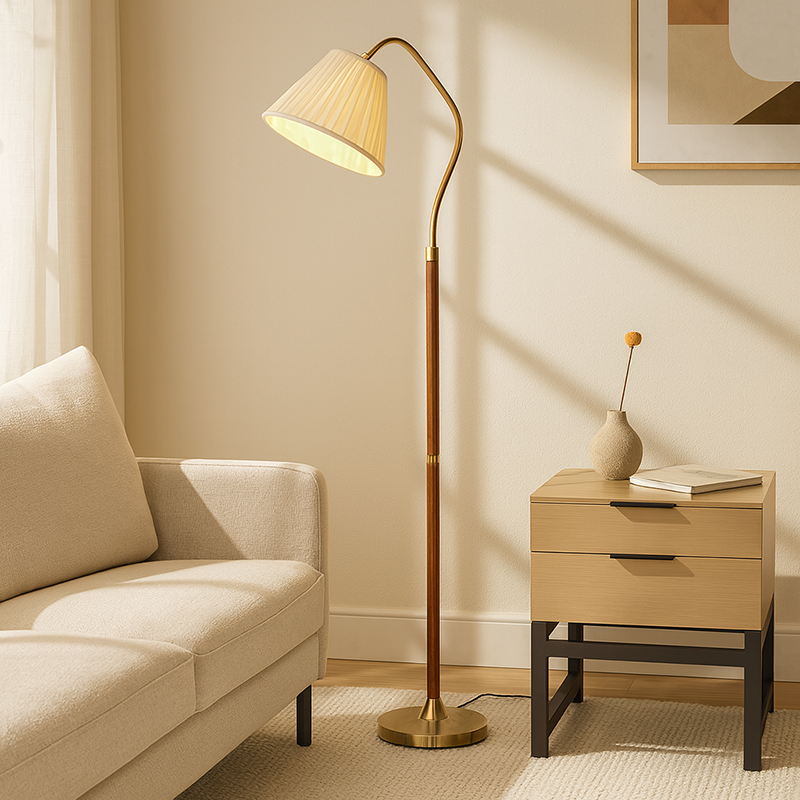 Modern Minimalist Alloy Handles Bedside Table - Square 2 Drawers Night ...