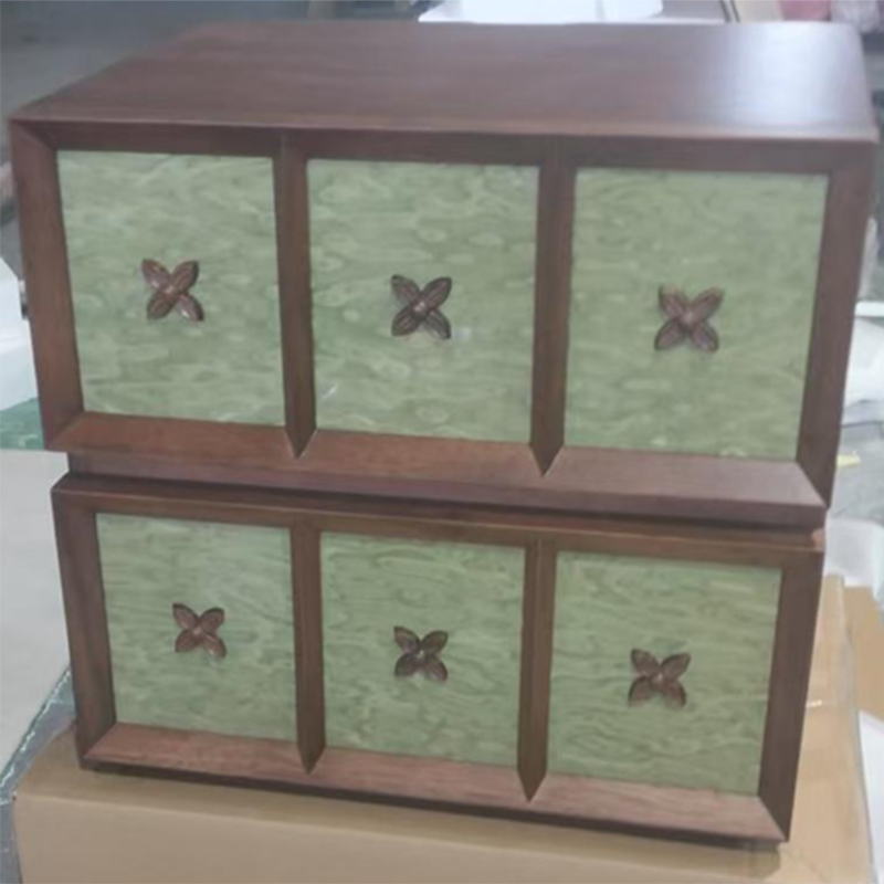 Classic Vintage Double-Tier Cabinet - Timeless Elegance & Ample Storag ...