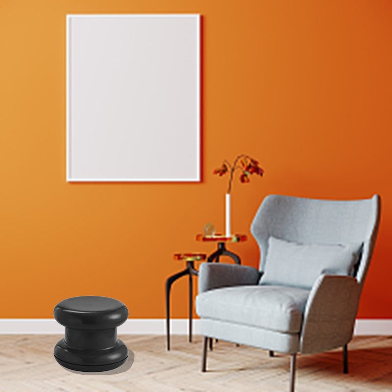 Contemporary Creative Round Plastic Chair Backless Armless For Living ...