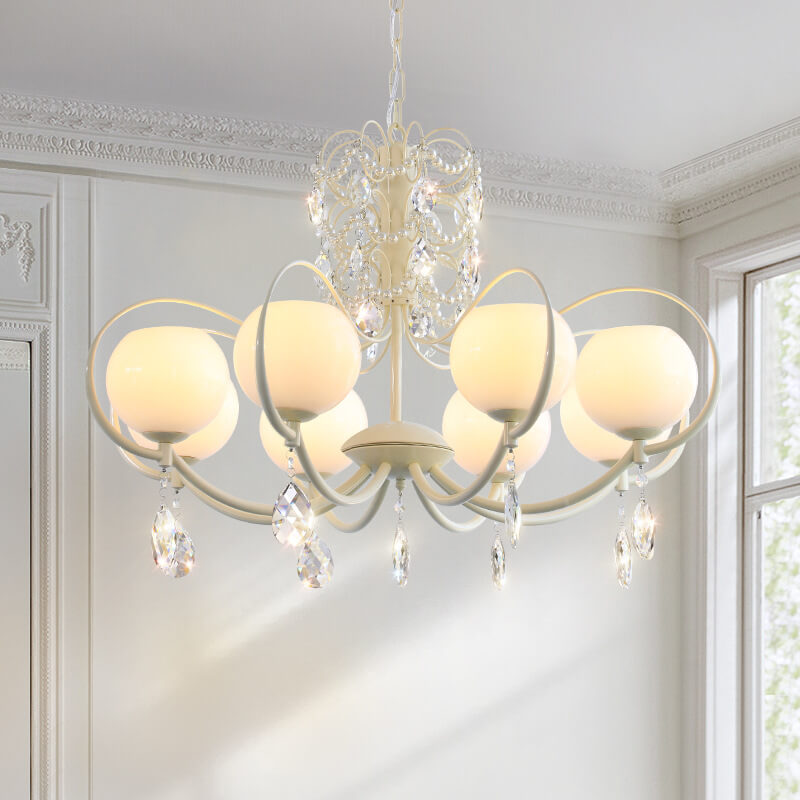 French Style Light Luxury Retro Court 6/8 Light Chandeliers – BulbSquare