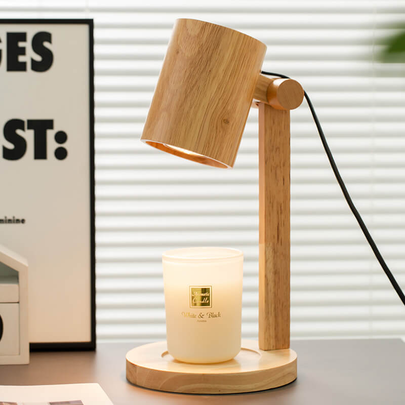 Lámpara de mesa LED de cera derretida ajustable con cabezal simple de ...