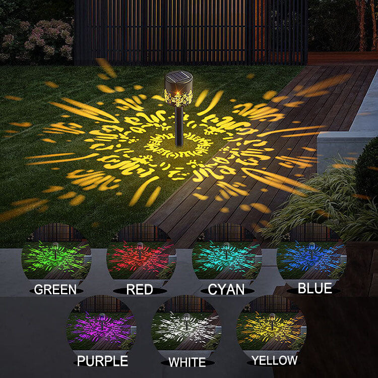 Modern Round Head Solar Outdoor Lawn LED Garden Ground Insert Landscap ...