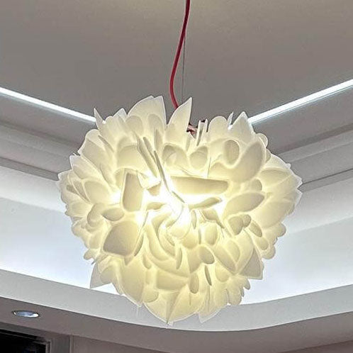 Modern Minimalist Petal Polymer LED Pendant Light For Living Room ...