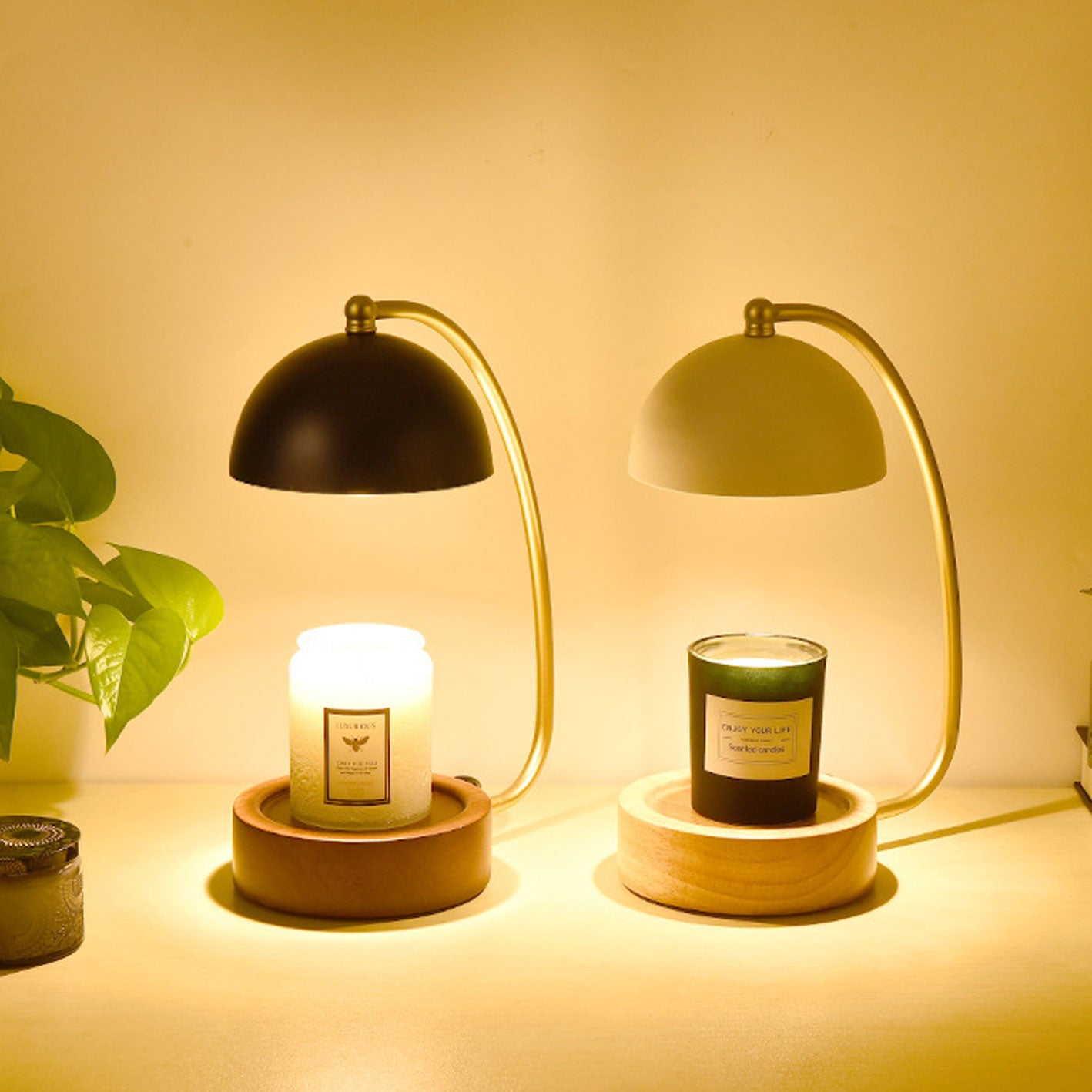 Japanese Creative Timing Dimming 1-Light Melting Wax Table Lamp ...