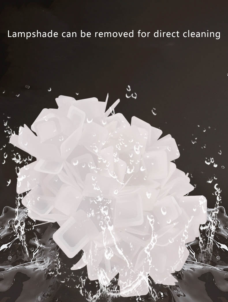 Nordic Acrylic Colorful Round Flower LED Flush Mount Ceiling Light ...